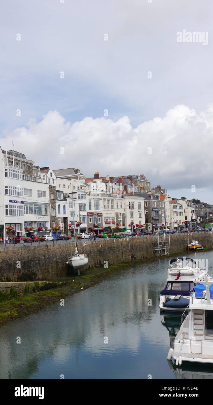 St peter port is the capital of guernsey hi-res stock photography and ...