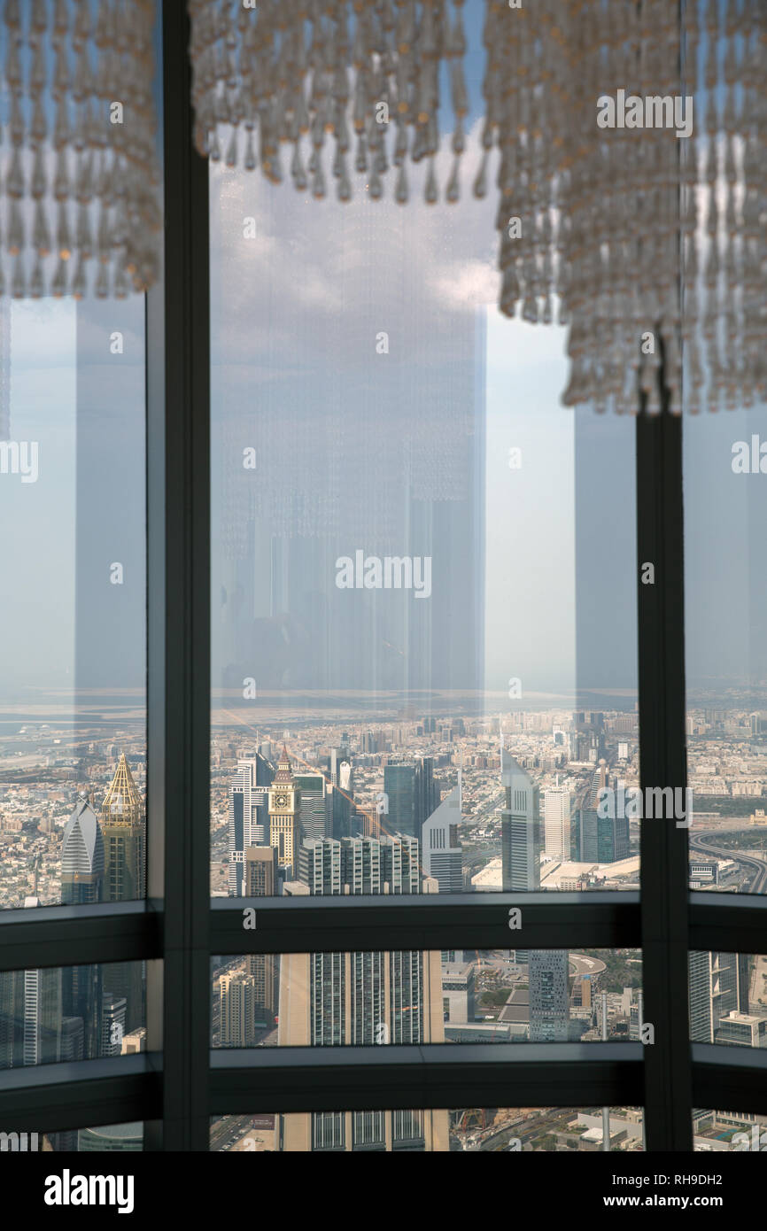 City view of Dubai from Burj Khalifa Stock Photo - Alamy