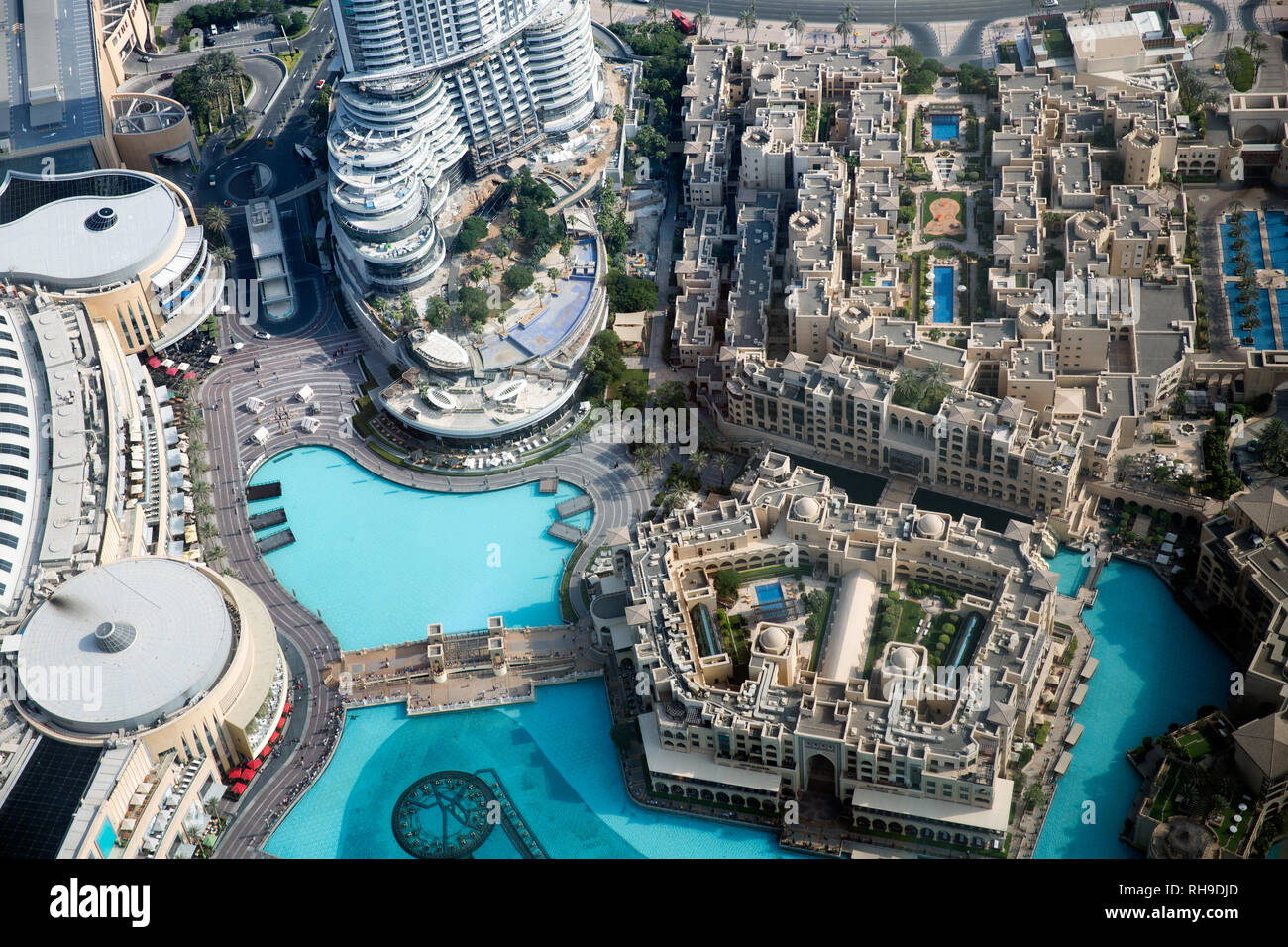 City view of Dubai from Burj Khalifa Stock Photo - Alamy