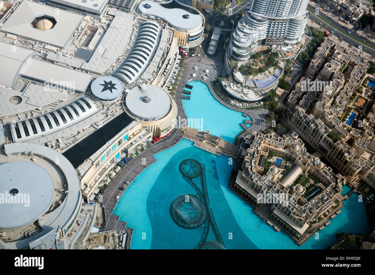 City view of Dubai from Burj Khalifa Stock Photo - Alamy