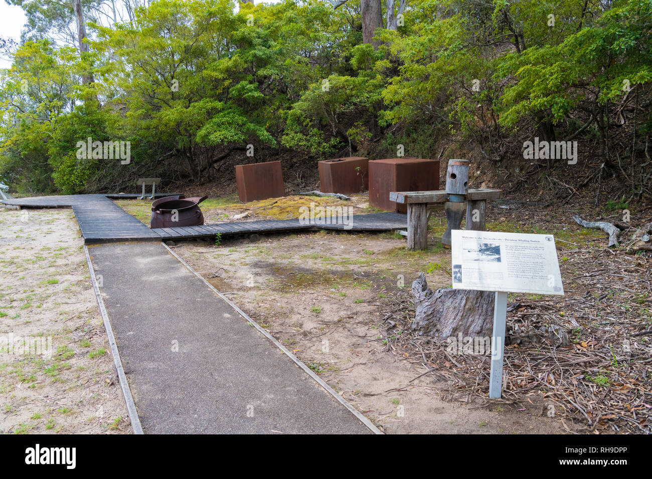 Davidson Whaling Station, NSW, Australia-December 31, 2018: View over ...