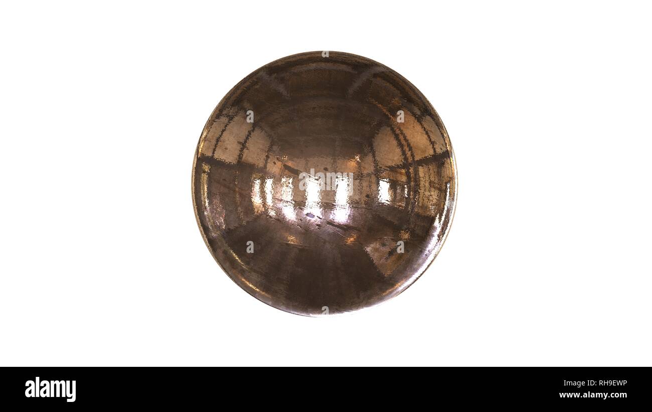 3d rendering of a shpere with structure isolated on a white background ...