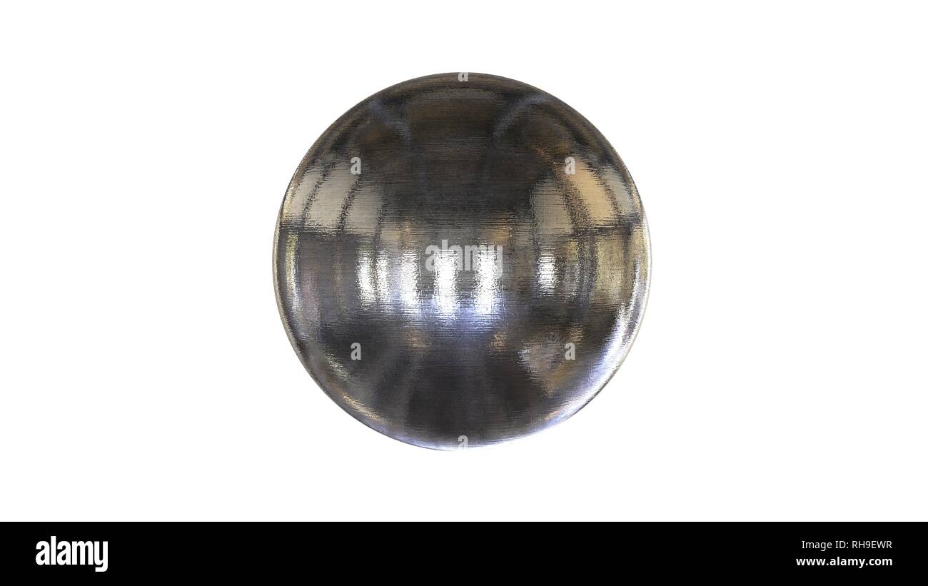 3d rendering of a shpere with structure isolated on a white background ...