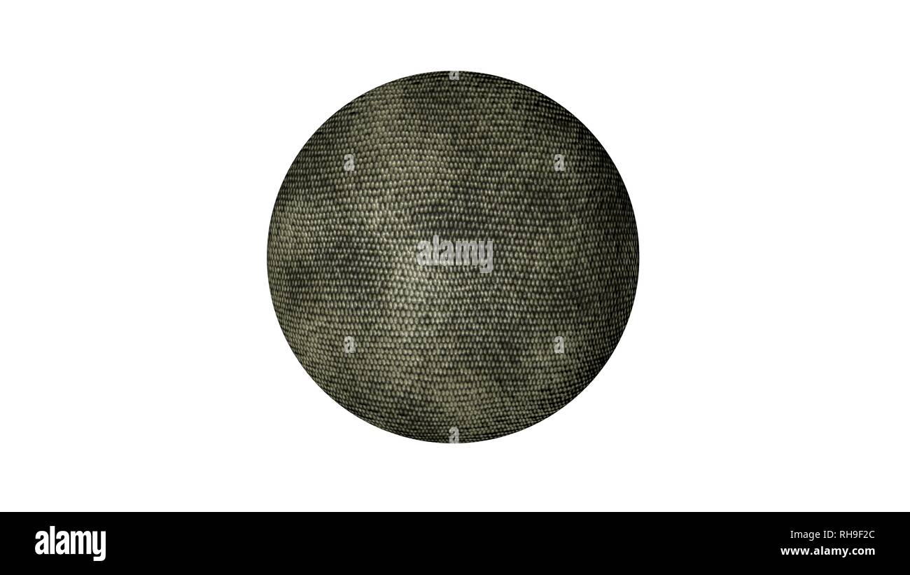 3d rendering of a shpere with structure isolated on a white background ...