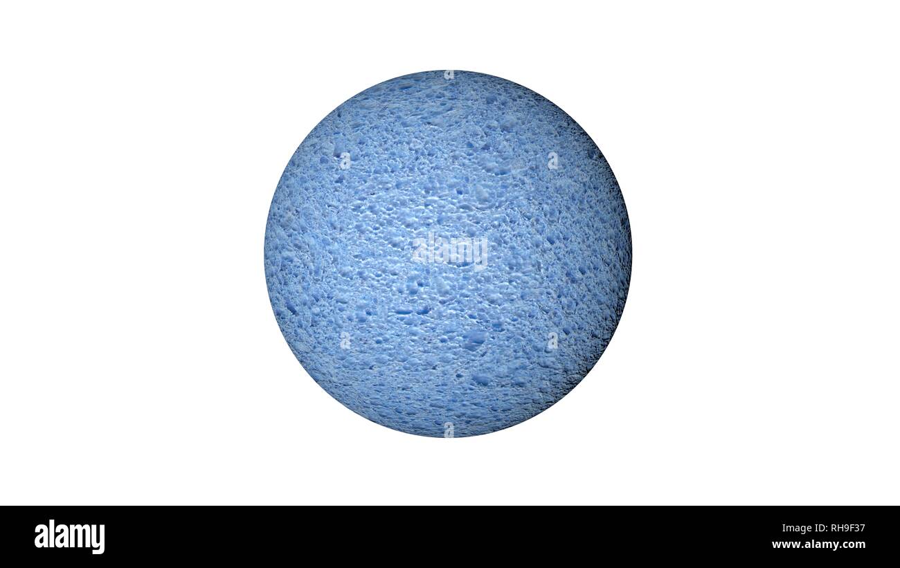 3d rendering of a shpere with structure isolated on a white background ...