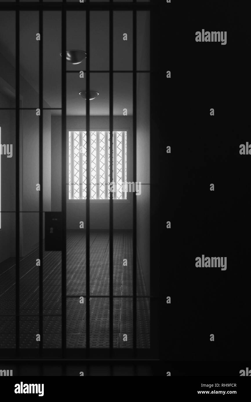 Jail cell Black and White Stock Photos & Images - Alamy
