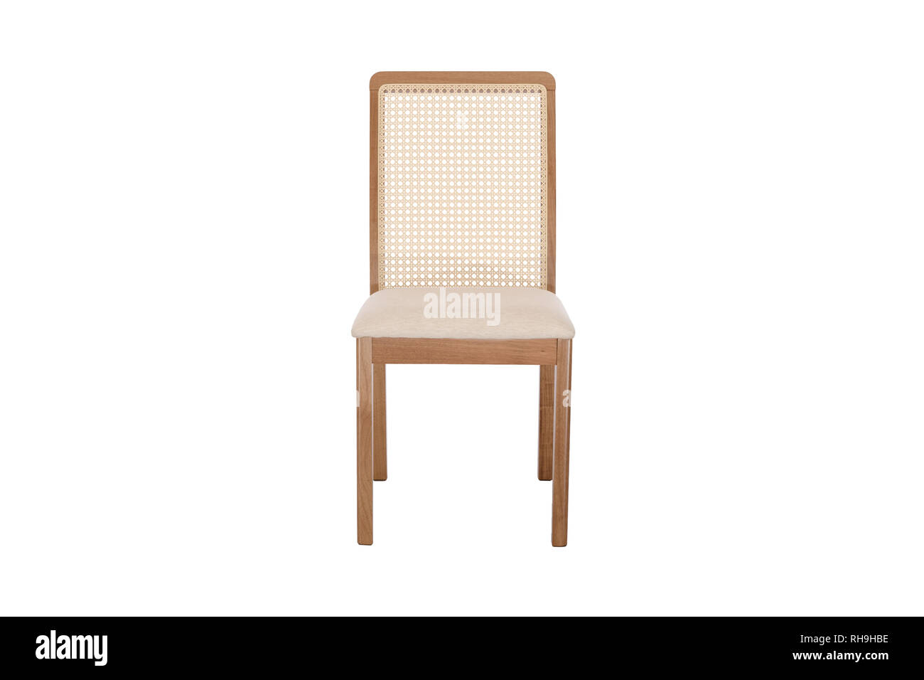 Wood chair. Object isolated of white background Stock Photo - Alamy