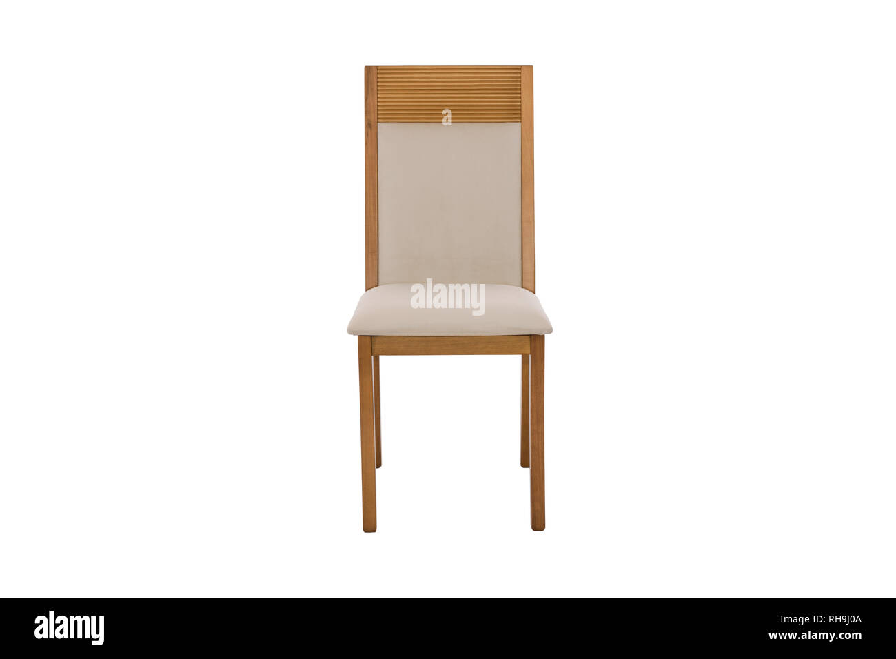 Wood chair. Object isolated of white background Stock Photo - Alamy