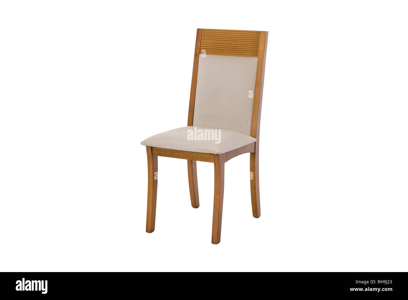 Wood chair. Object isolated of white background Stock Photo - Alamy