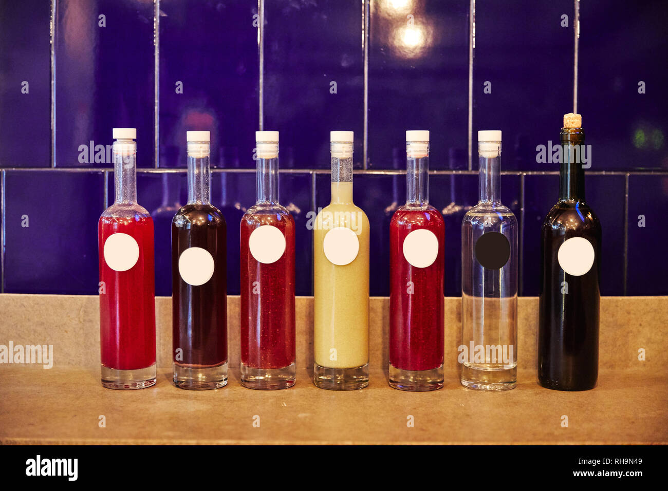 Seven bottles of light hi-res stock photography and images - Alamy