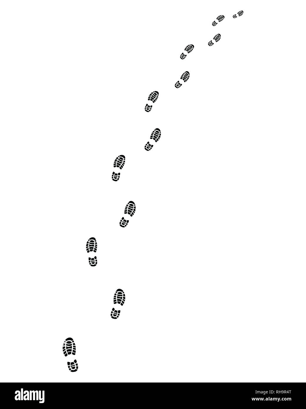 Left footstep hi-res stock photography and images - Alamy