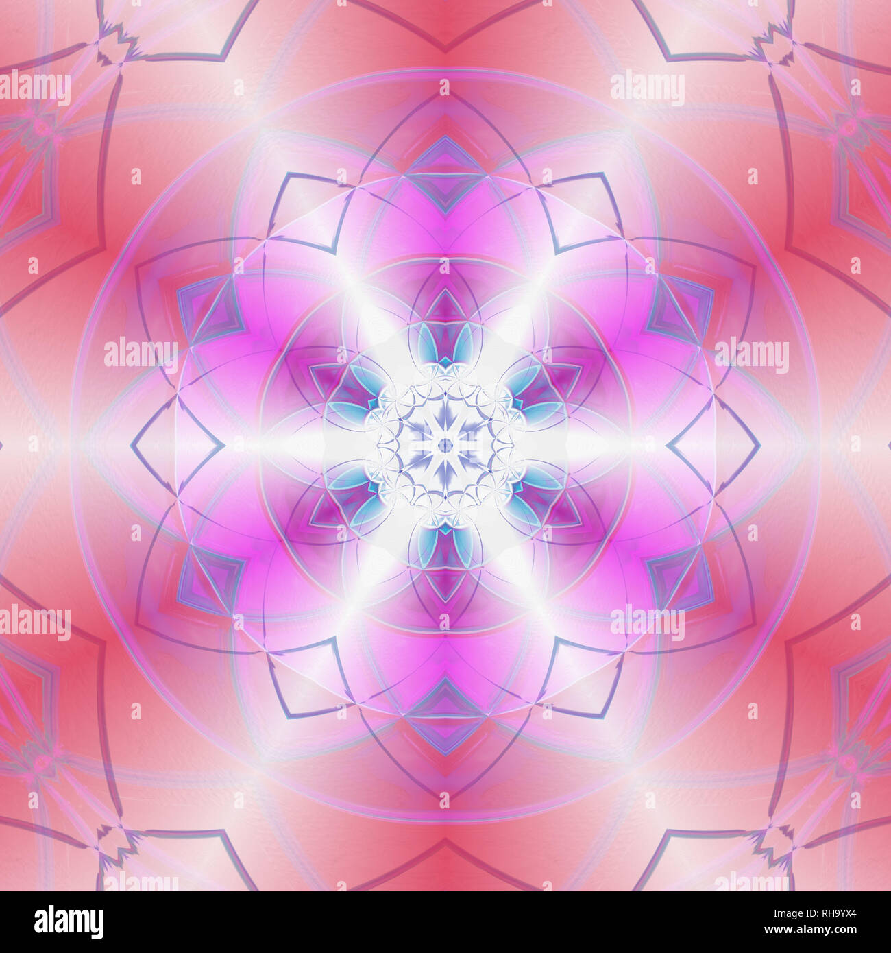 Abstract painting graphic fractal art. Creative template for decor ...
