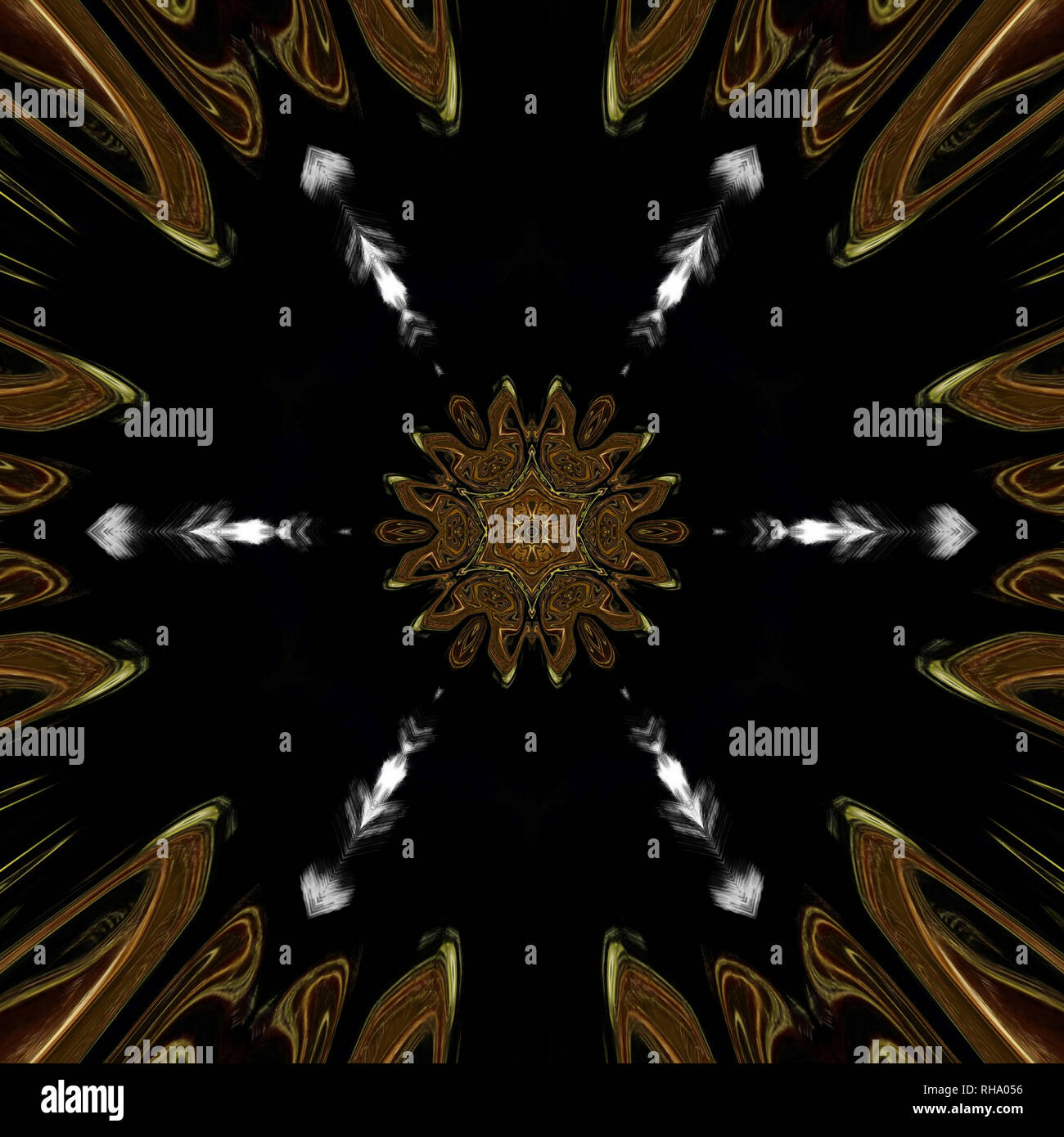 Abstract painting graphic fractal art. Creative template for decor ...
