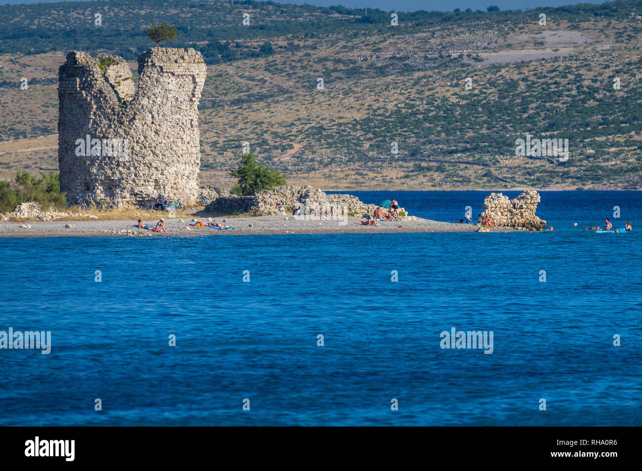 Starigrad-Paklenica, town at the entrance of National Park Paklenica ...