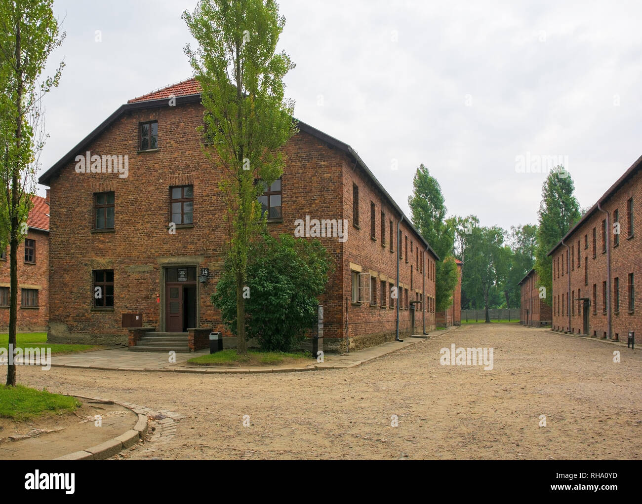 The Auschwitz concentration camp in Poland Stock Photo - Alamy