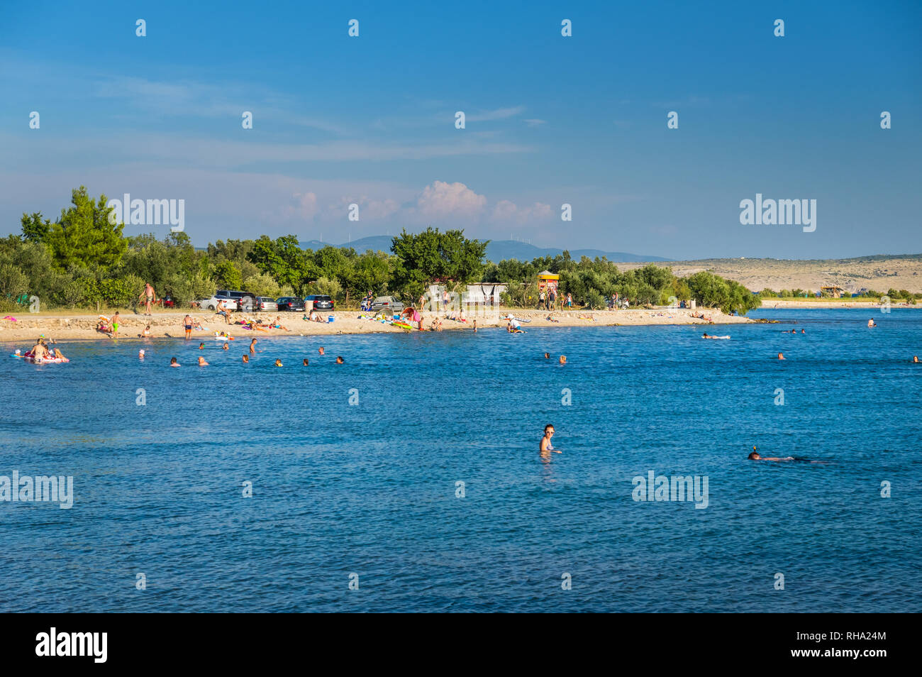 Starigrad-Paklenica, town at the entrance of National Park Paklenica ...