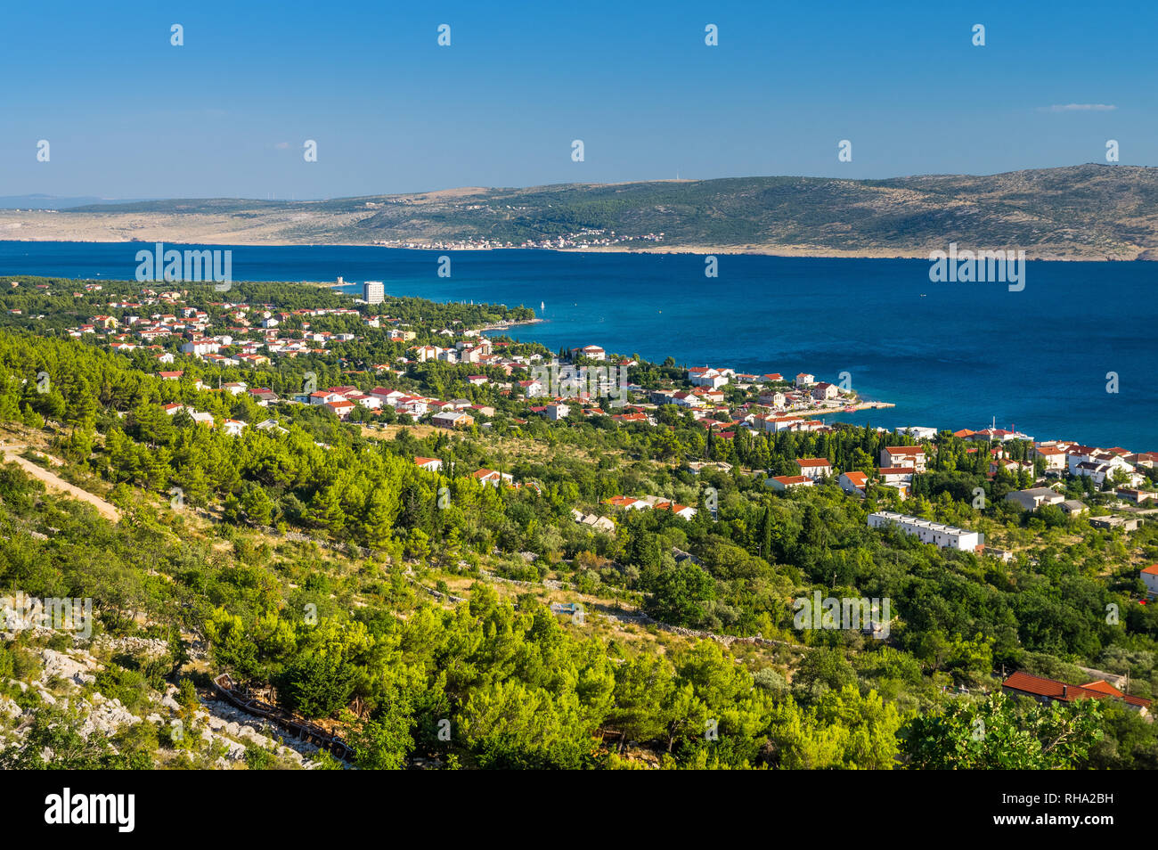 Starigrad-Paklenica, town at the entrance of National Park Paklenica ...
