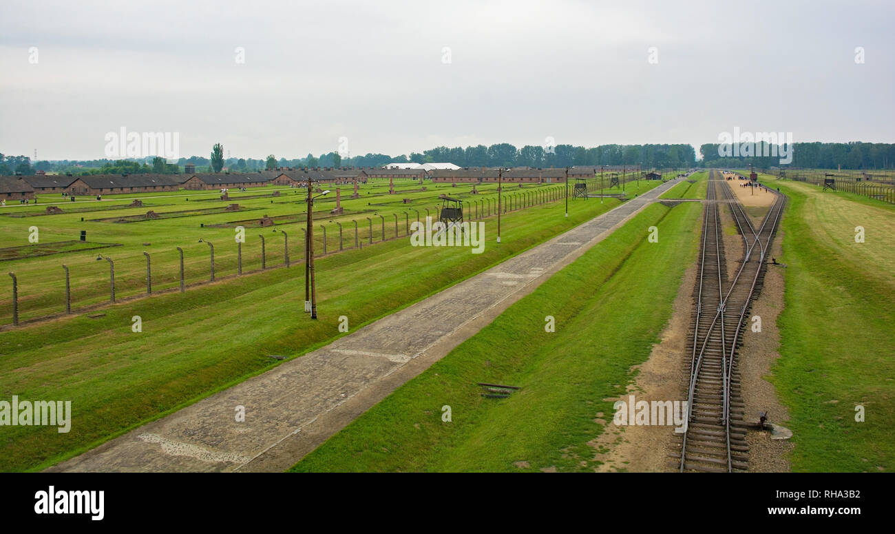 Auschwitz birkenau gates hi-res stock photography and images - Alamy