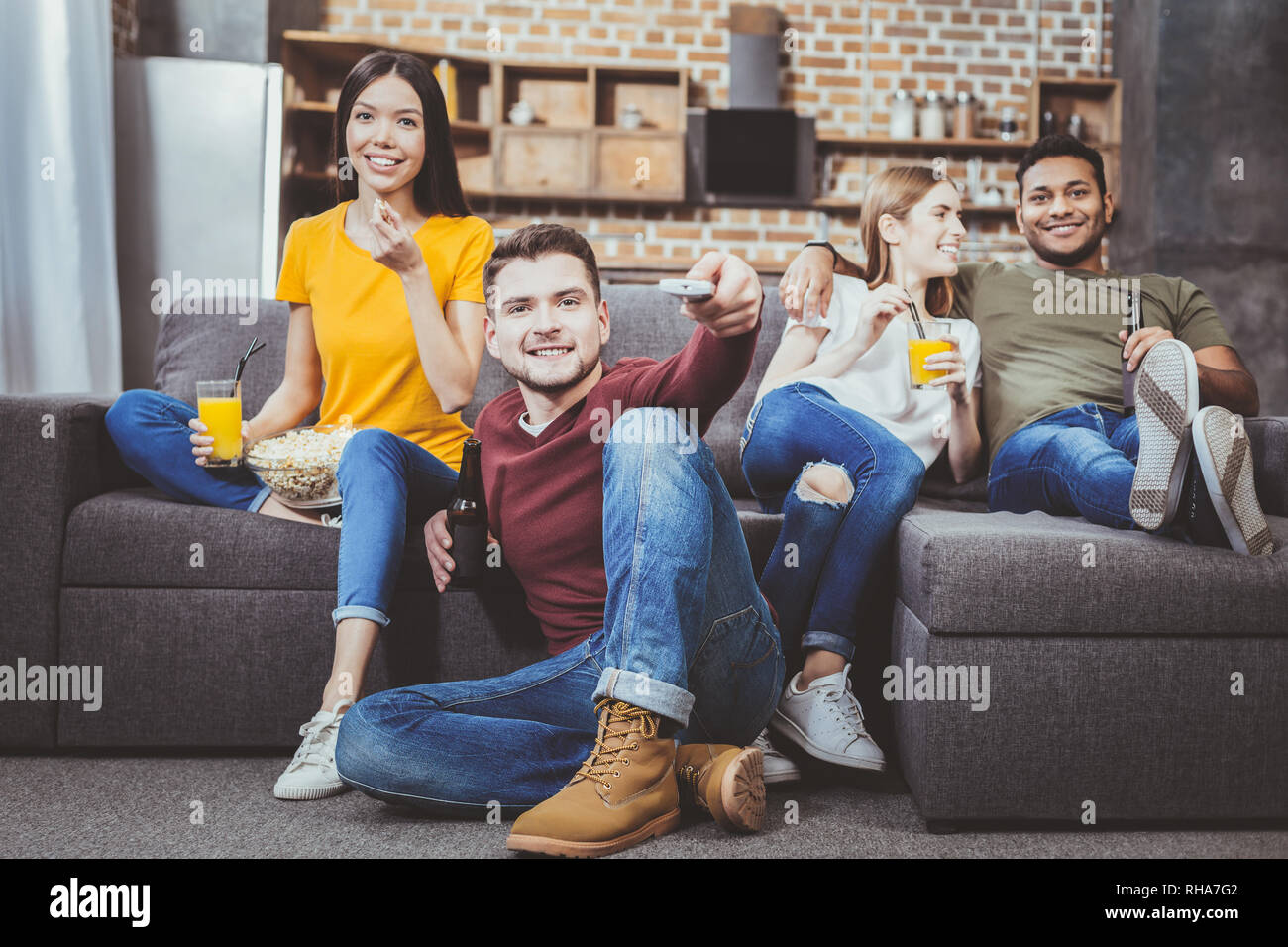 Choosing channel hi-res stock photography and images - Alamy