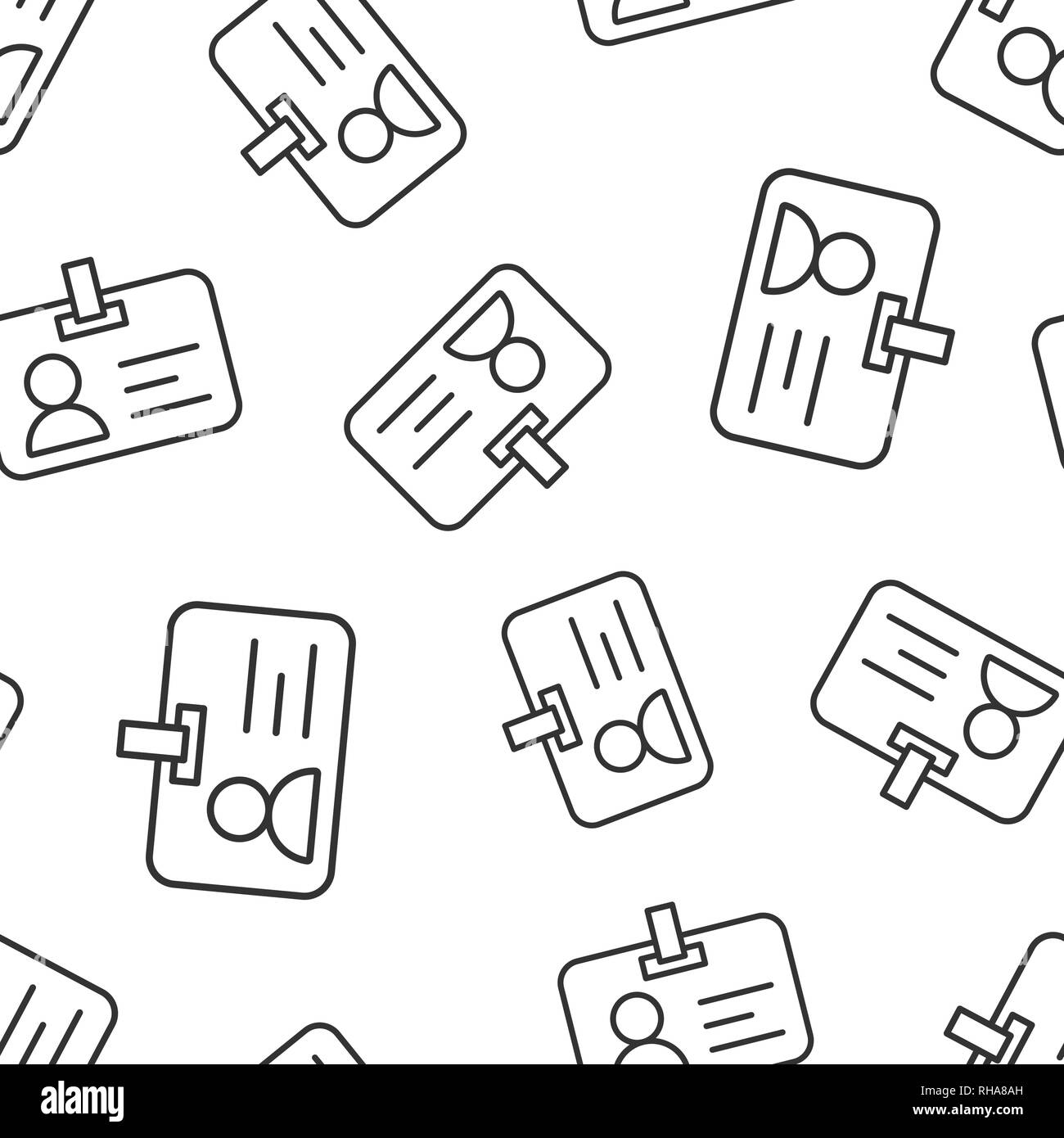 Personal identity card vector vectors hi-res stock photography and ...