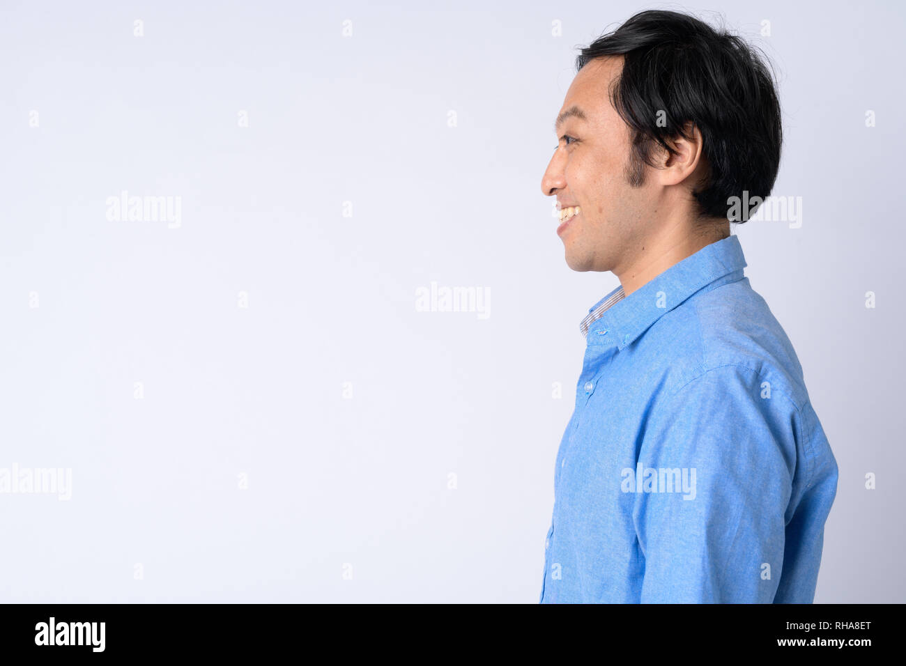 Face happy japanese businessman thinking hi-res stock photography and ...