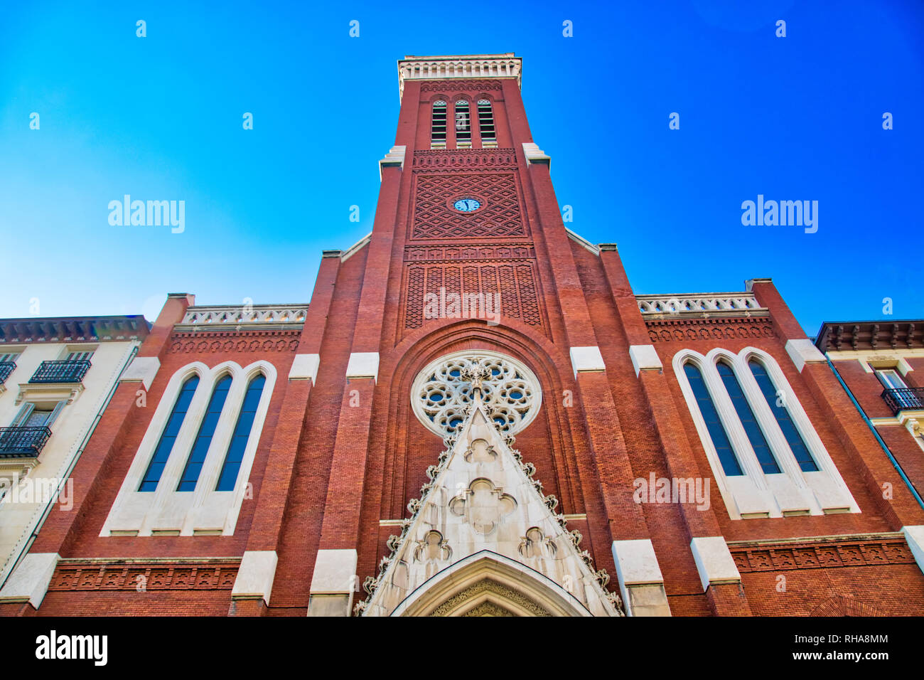 Madrid, Santa Cruz Palace buildings in historic city center Stock Photo ...