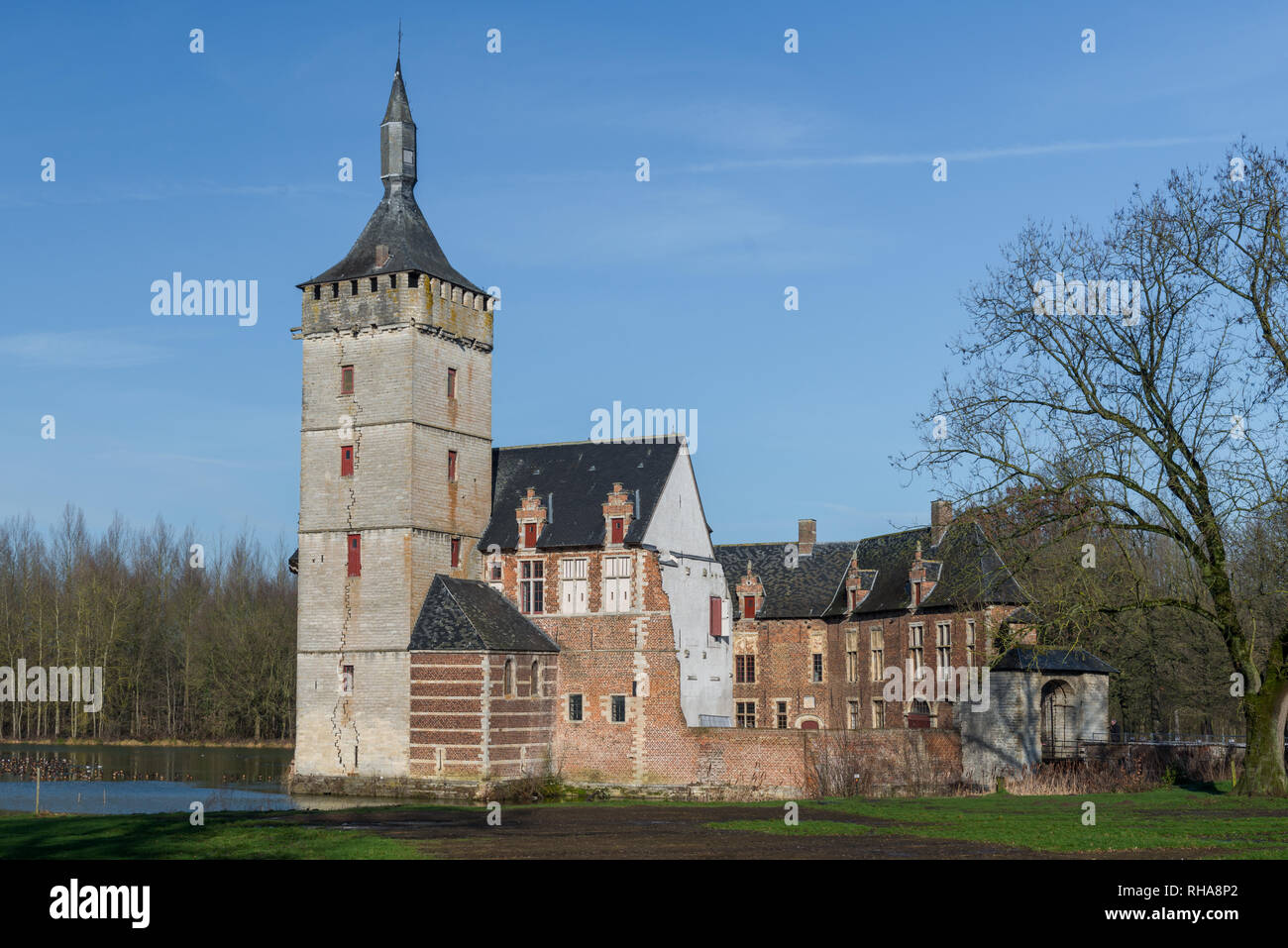 Castle of Horst / Kasteel van Horst in Belgium Stock Photo - Alamy