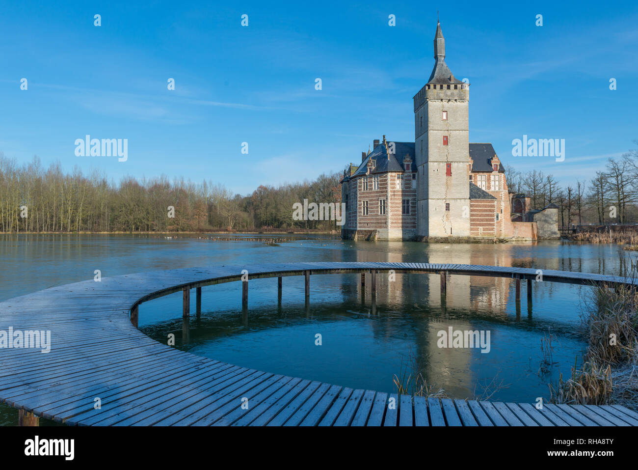 Castle of Horst / Kasteel van Horst in Belgium Stock Photo - Alamy