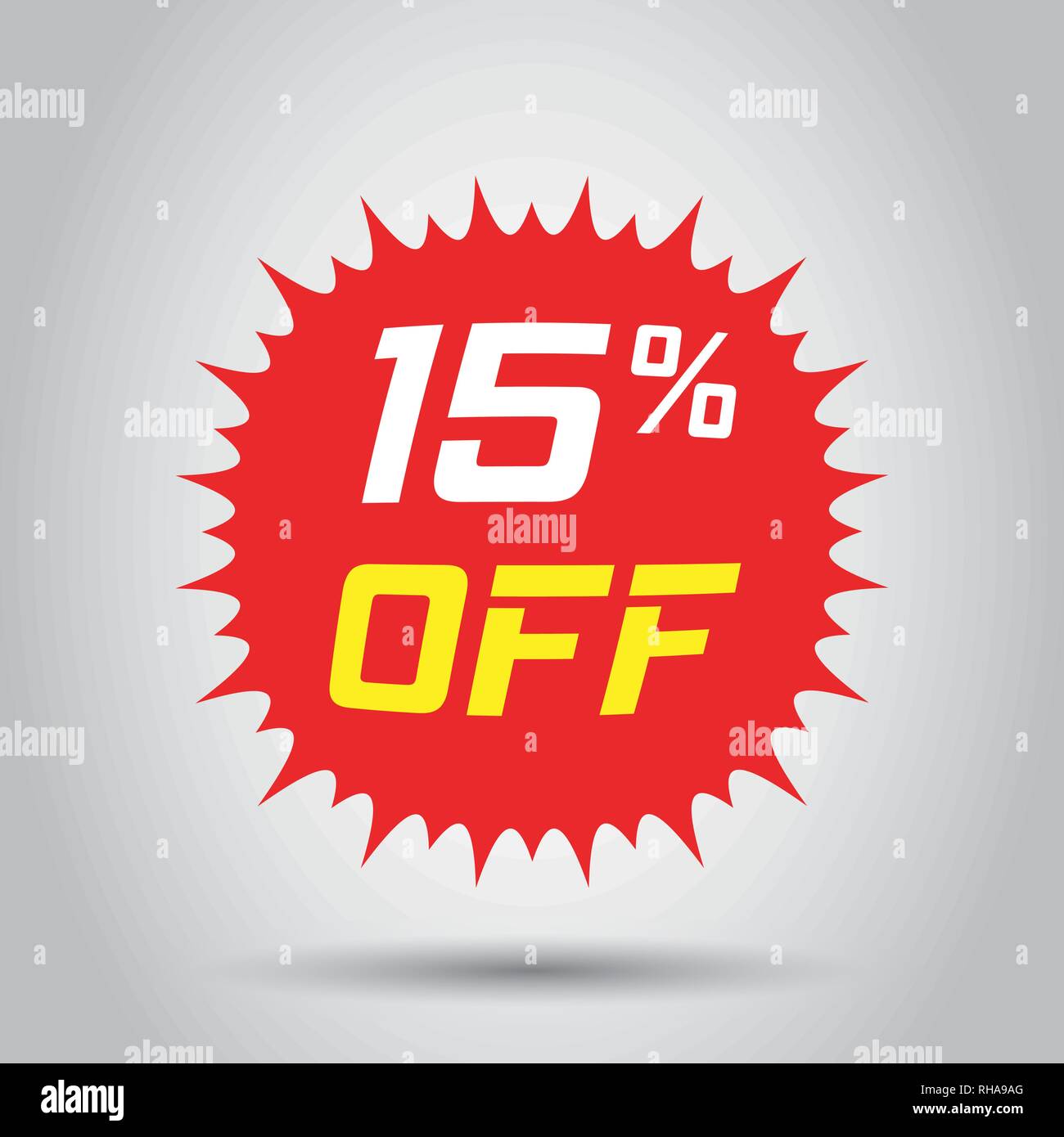 15% sale sign on Stock Vector Images - Alamy