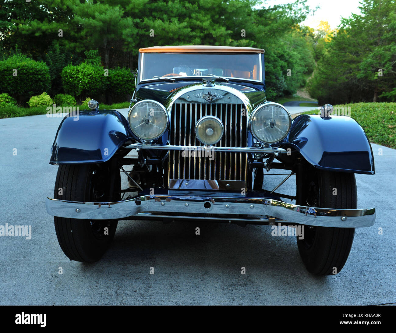 1953 Morgan DHC Front View Stock Photo - Alamy
