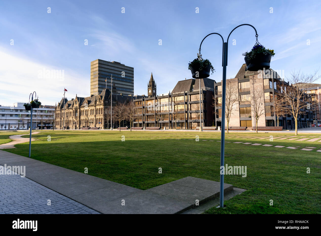 The building is of town hall in Middlesbrough , North East England ...