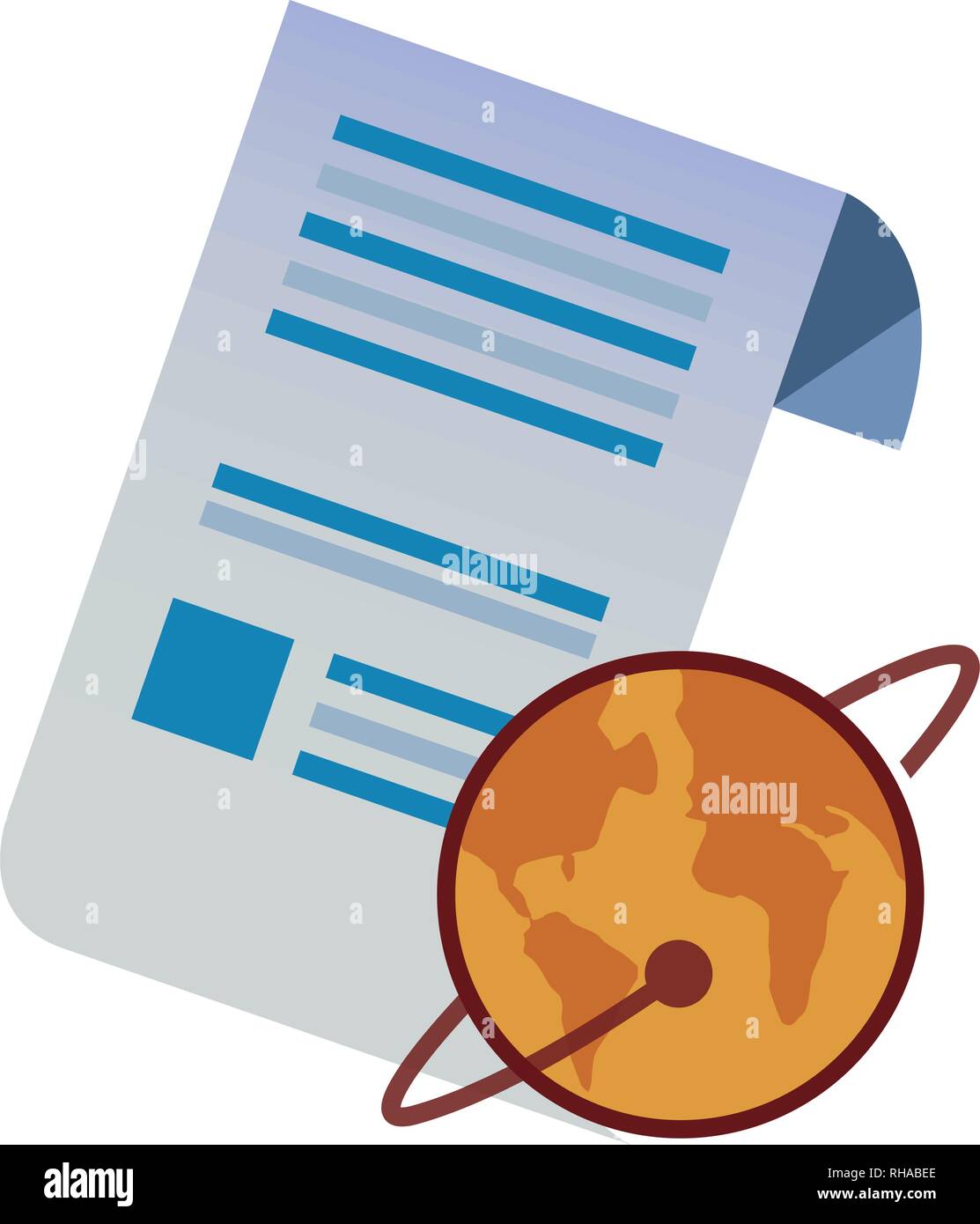 world digital copyright white background vector illustration Stock ...