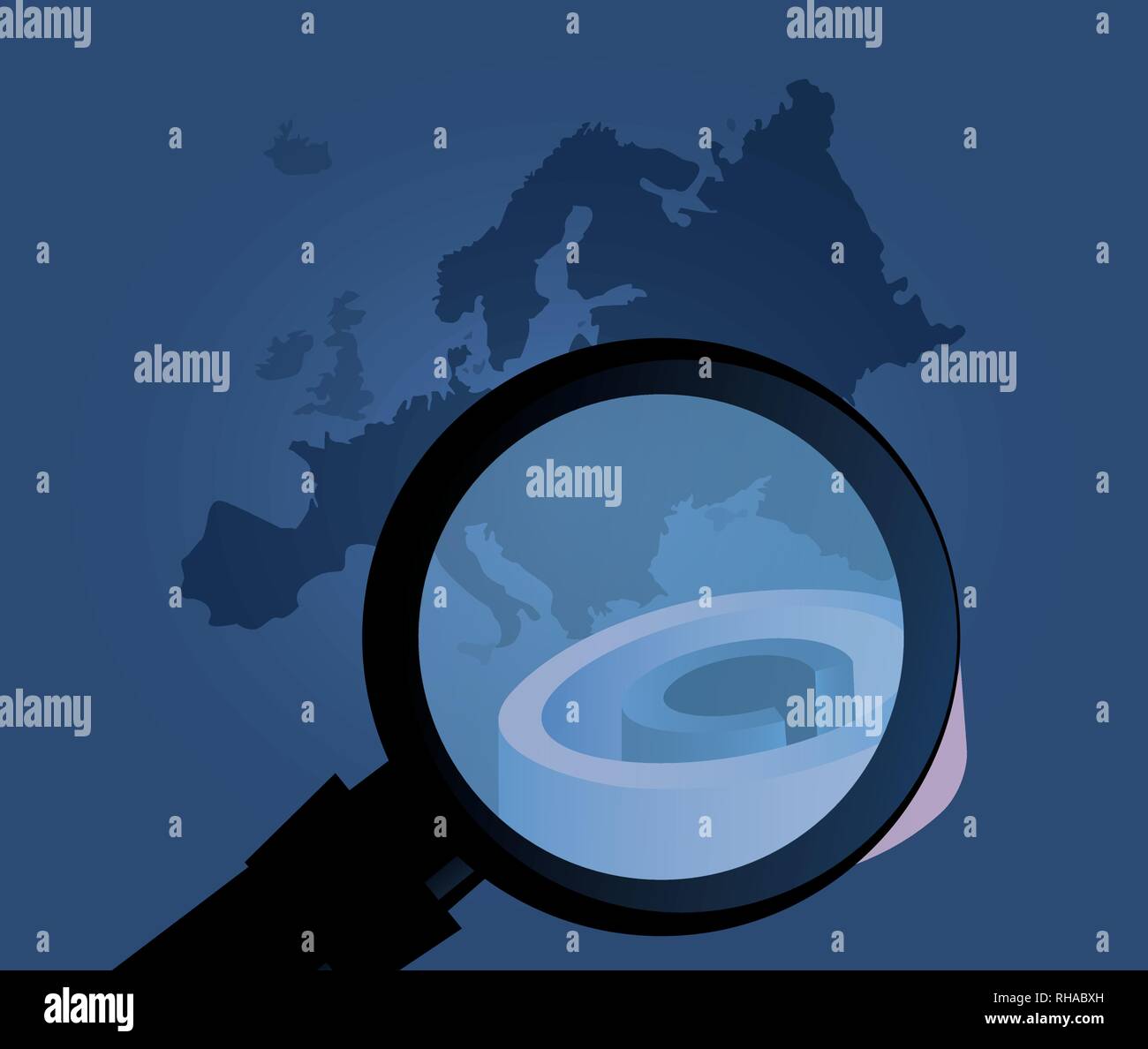 european union regulation analysis copyright vector illustration Stock ...