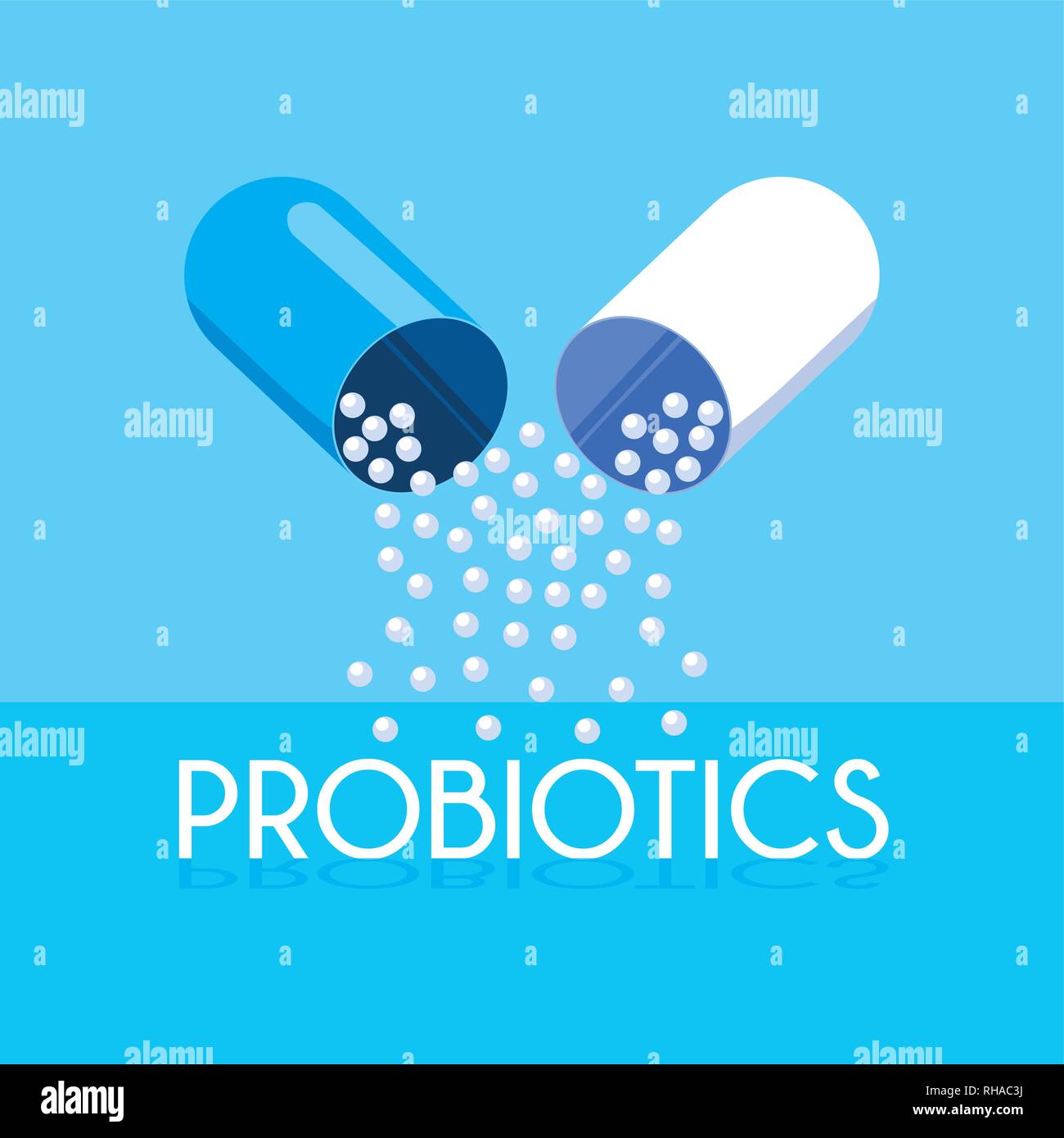 capsule medicine probiotic icon vector illustration design Stock Vector ...