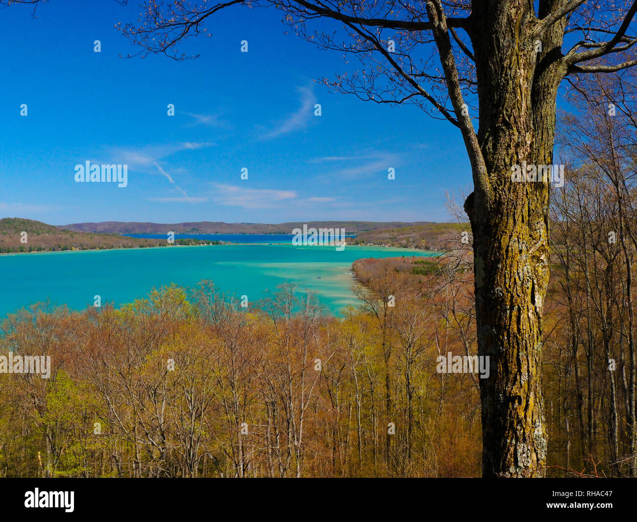 Glen Lake Overlook, Pierce Stocking Scenic Drive, Sleeping Bear Dunes ...