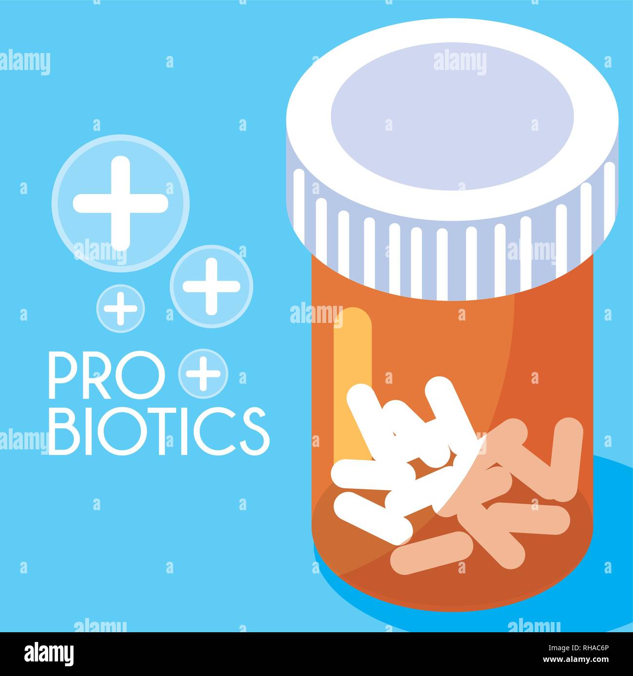 Probiotic supplements Stock Vector Images - Alamy