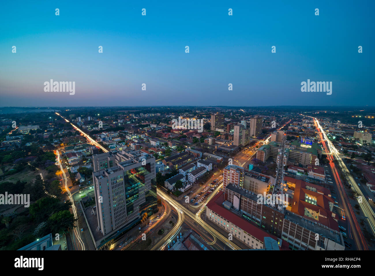 A skyline view of Harare, Zimbabwe Stock Photo - Alamy