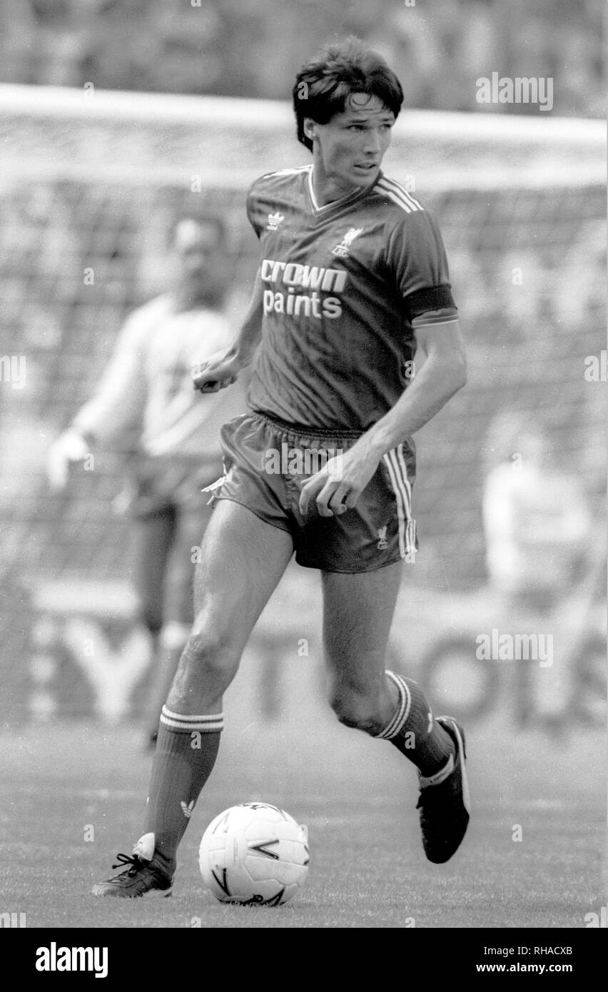 ALAN HANSEN, LIVERPOOL FC, , 1986 Stock Photo - Alamy