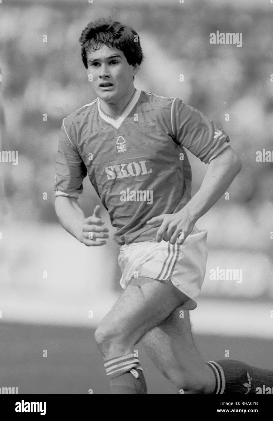 Football nigel clough Black and White Stock Photos & Images - Alamy
