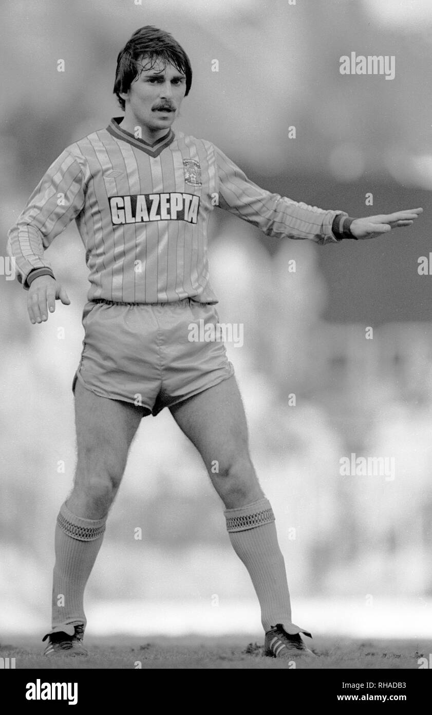 MICKEY GYNN, COVENTRY CITY FC, , 1985 Stock Photo - Alamy