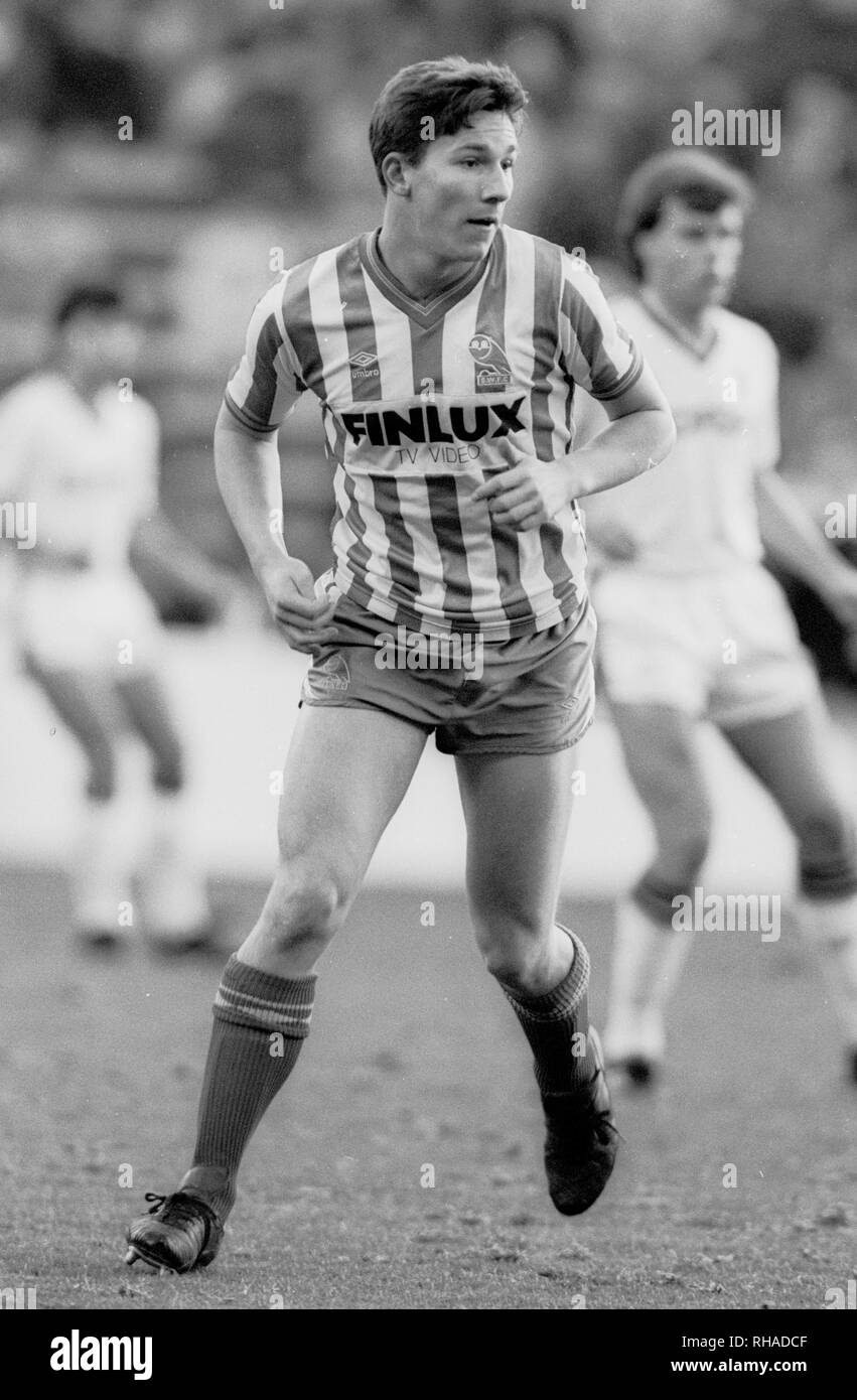 DAVID HIRST, SHEFFIELD WEDNESDAY FC, , 1986 Stock Photo - Alamy
