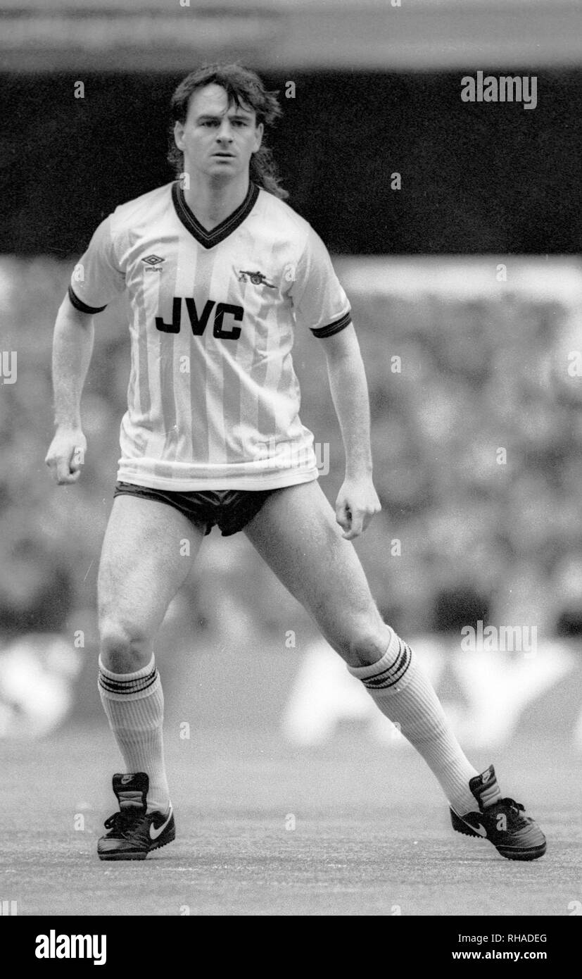 CHARLIE NICHOLAS, ARSENAL FC, , 1985 Stock Photo - Alamy