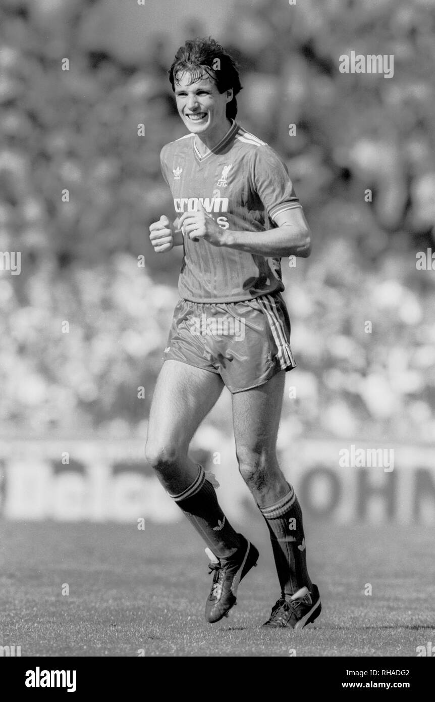 ALAN HANSEN, LIVERPOOL FC, , 1986 Stock Photo - Alamy