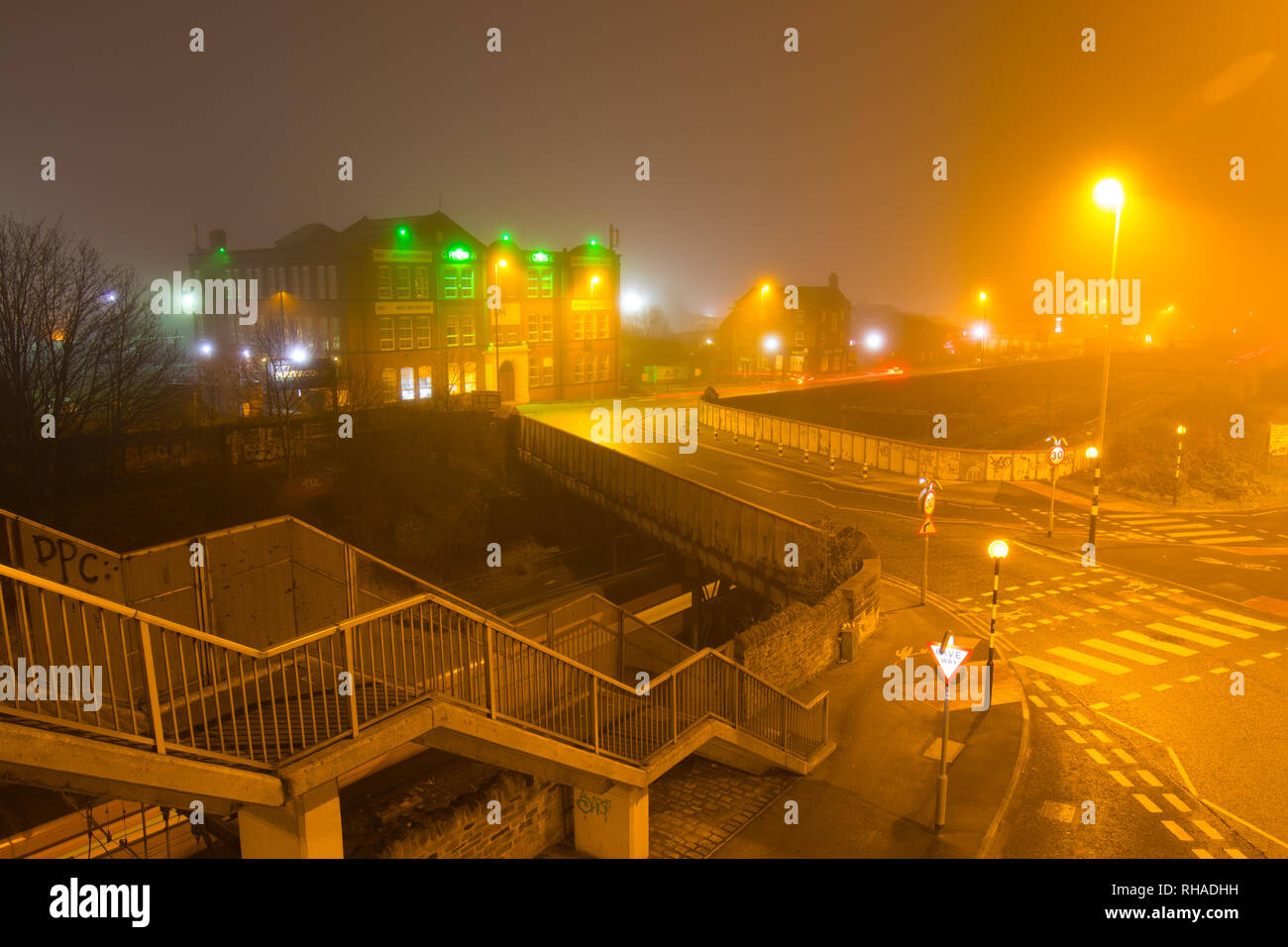Footbridge steps hi-res stock photography and images - Alamy