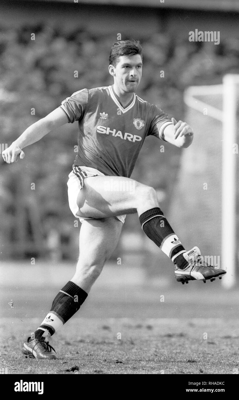 BILLY GARTON, MANCHESTER UNITED FC, , 1987 Stock Photo - Alamy