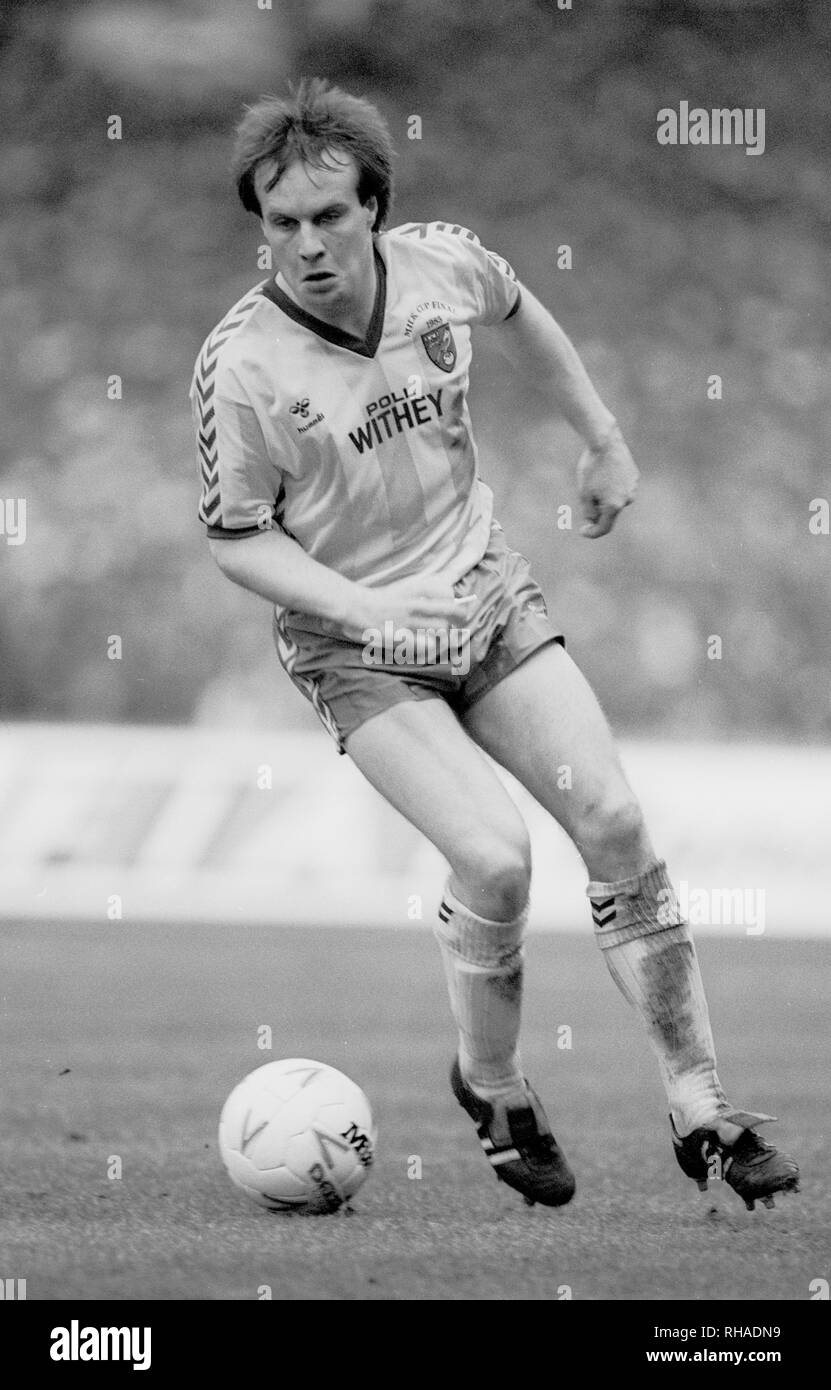 PAUL HAYLOCK, NORWICH CITY FC, , 1985 Stock Photo - Alamy