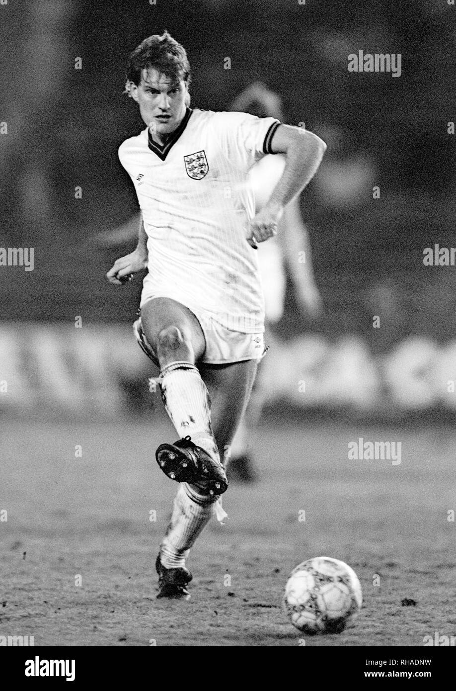 GLENN HODDLE, ENGLAND and TOTTENHAM HOTSPUR FC, , 1987 Stock Photo - Alamy