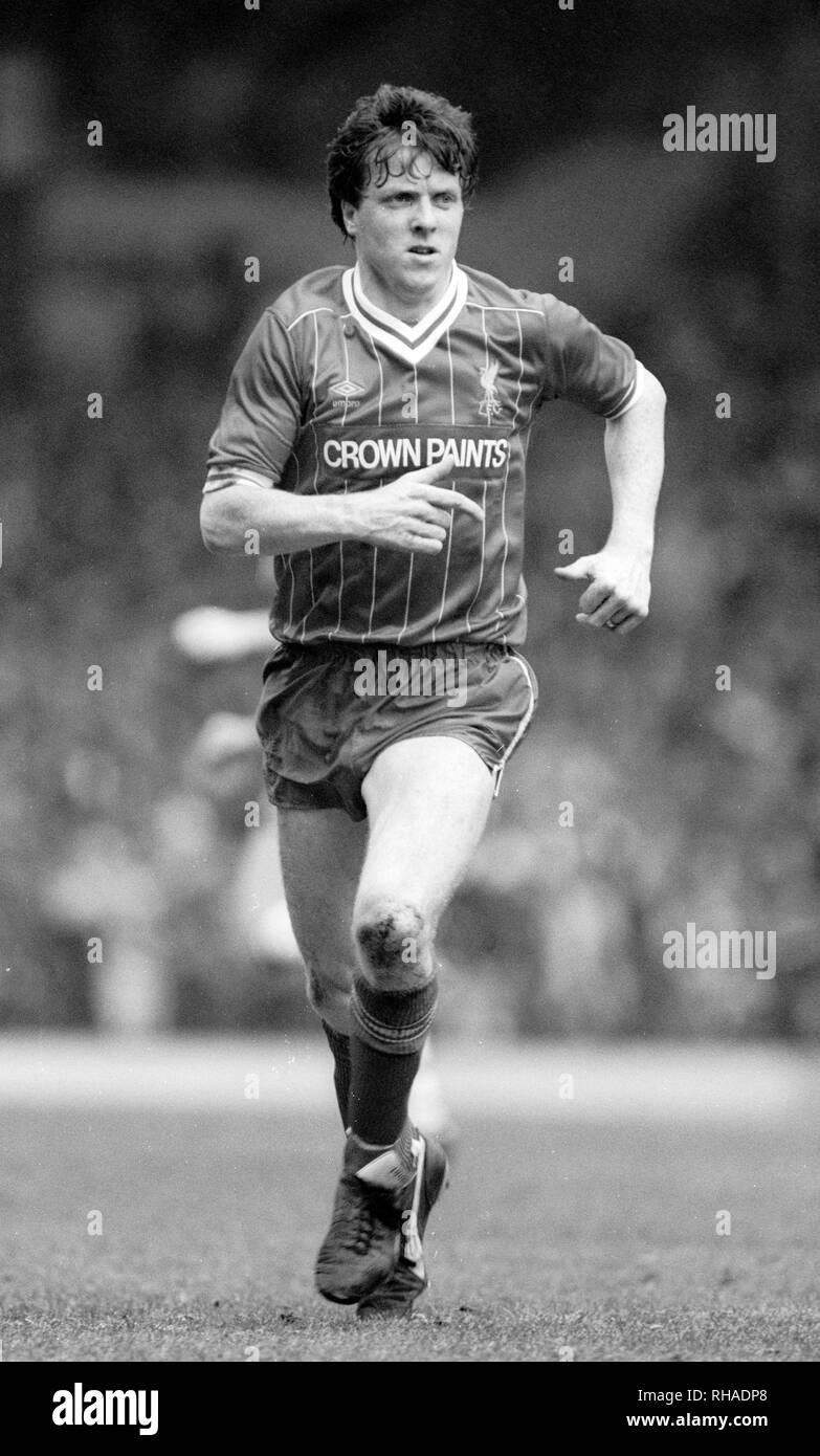 STEVE NICOL, LIVERPOOL FC, , 1985 Stock Photo - Alamy