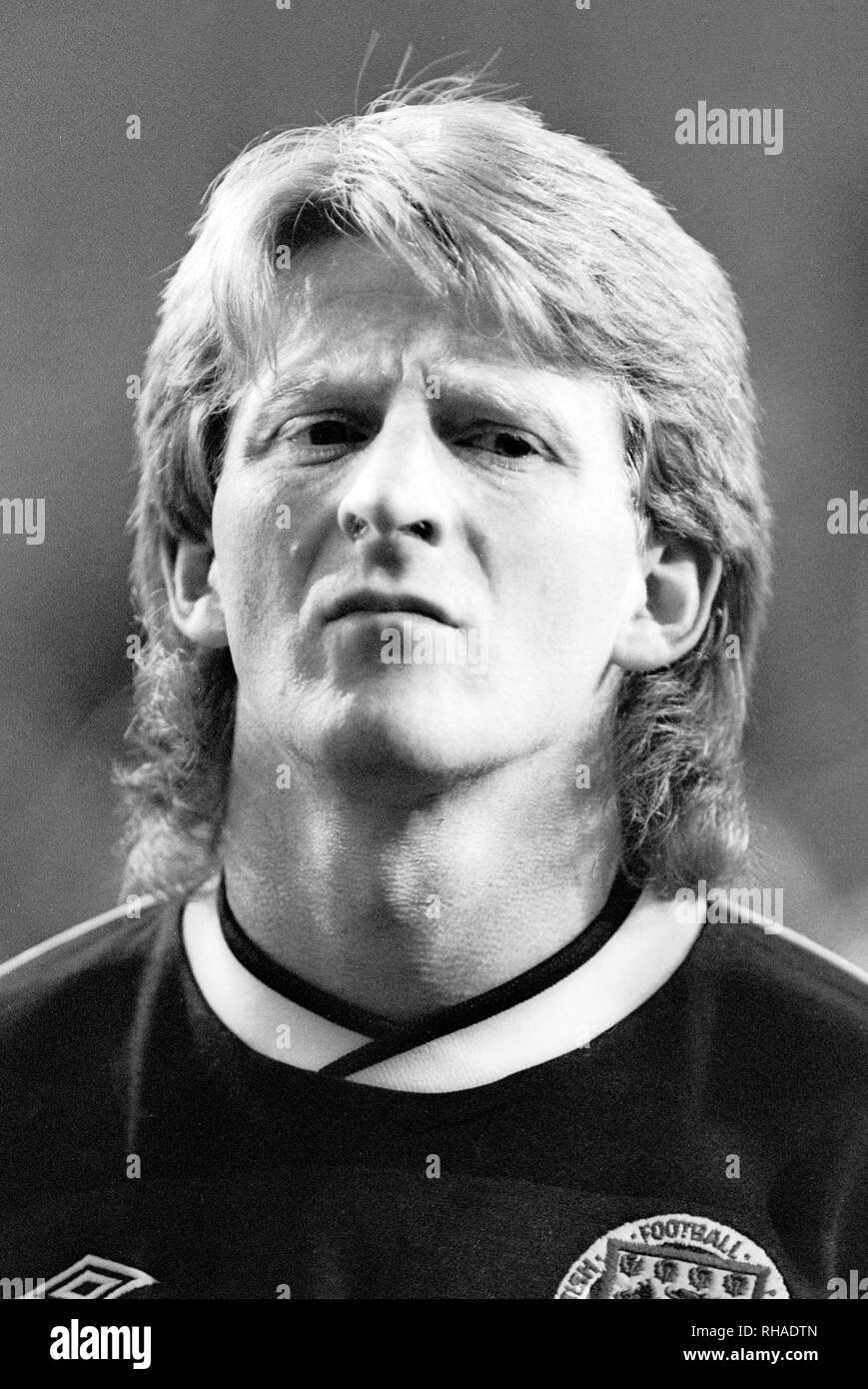 GORDON STRACHAN, SCOTLAND and MANCHESTER UNITED, , 1986 Stock Photo - Alamy