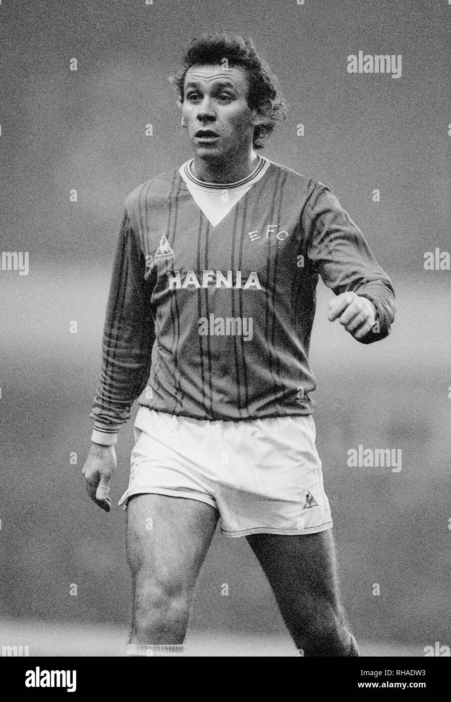 PETER REID, EVERTON FC, , 1985 Stock Photo - Alamy
